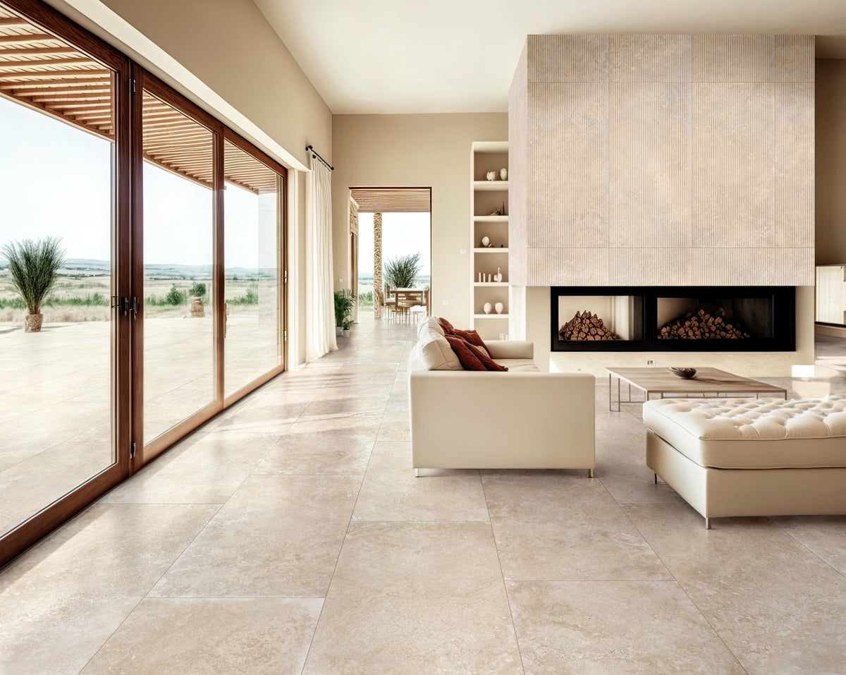 Realstone Travertino Cross-Cut Beige – Unica Stone & Tile Boutique