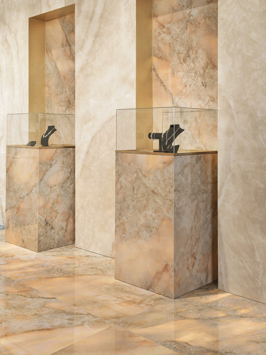 Luminous Golden Ambra – Unica Stone & Tile Boutique